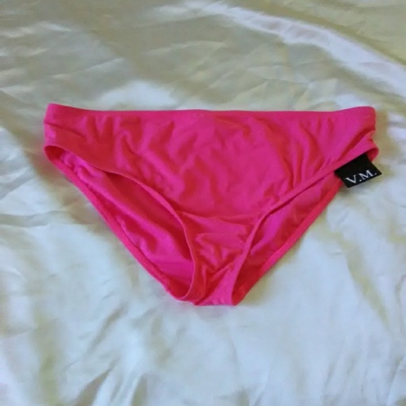 VM | Swim | Nwt New Vm Pink Bikini Swimsuit Bottom | Poshmark